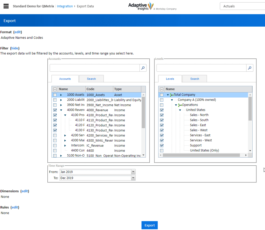 Exporting Data Out Of Adaptive Insights – Best Practice Tips