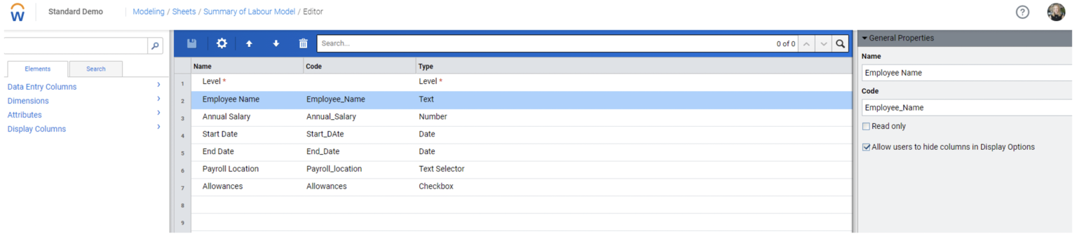 How To Create Modelled Sheets In Workday Adaptive Planning