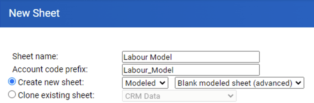 How To Create Modelled Sheets In Workday Adaptive Planning