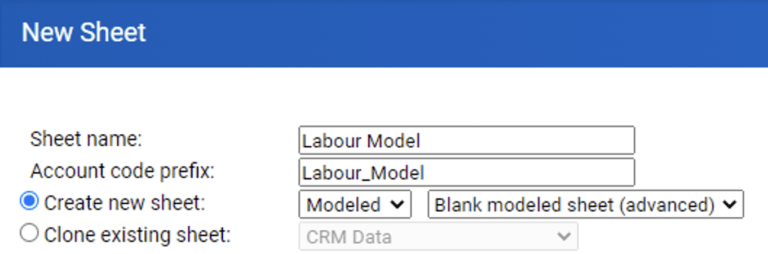 How To Create Modelled Sheets In Workday Adaptive Planning